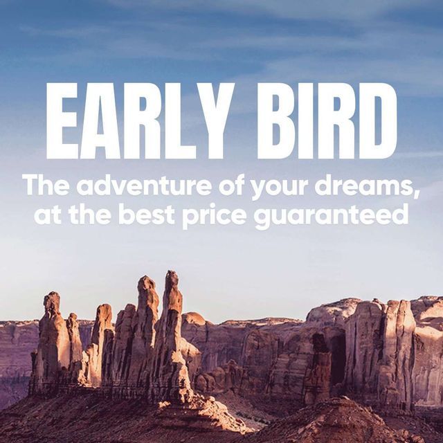 Be an Early Bird, book your trip now! | WeRoad